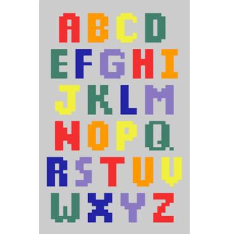 Hand Knit Patterns Letters - Etsy