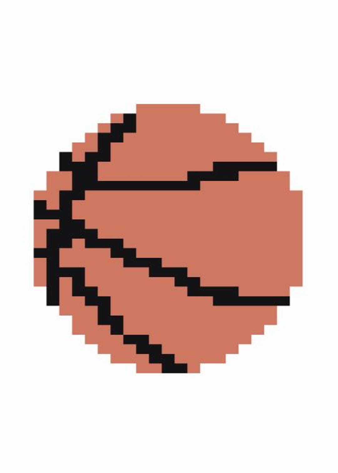 Basketball - Finger Knitting / Chunky Knit Blanket Pattern - Etsy