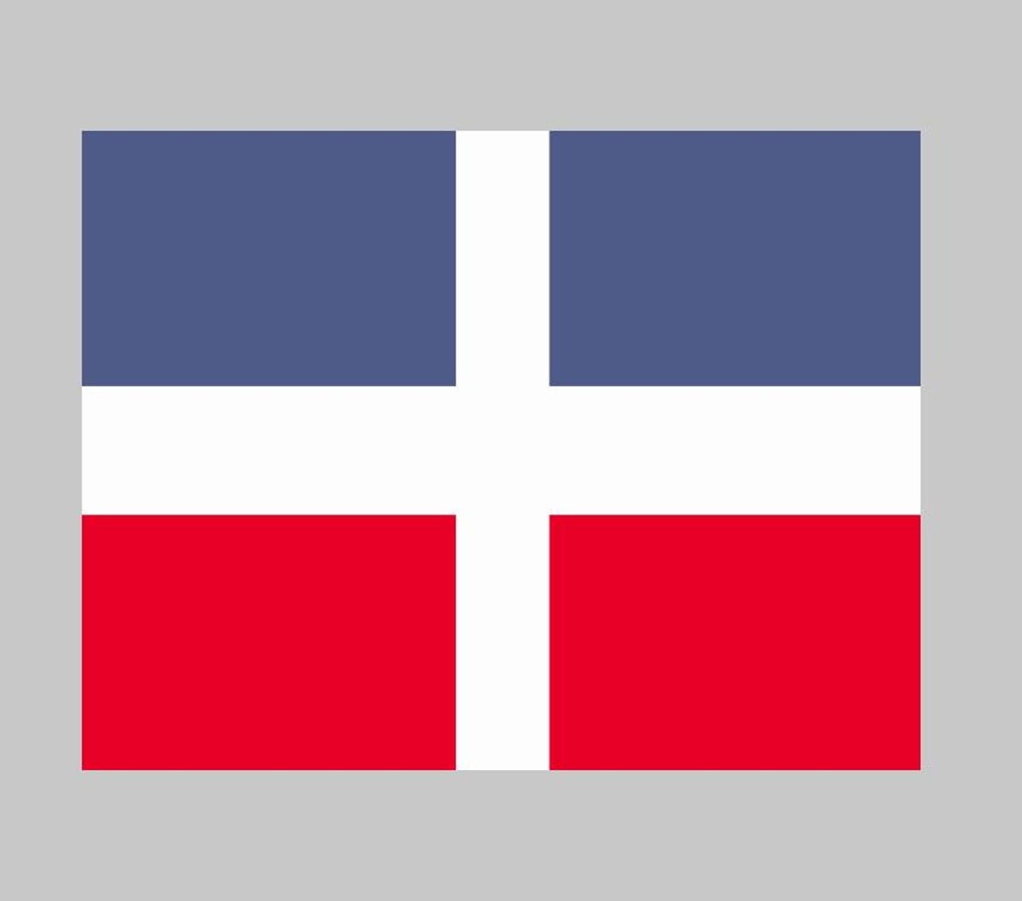 Dominican Republic Flag - Finger Knitting / Chunky Knit Blanket Pattern ...