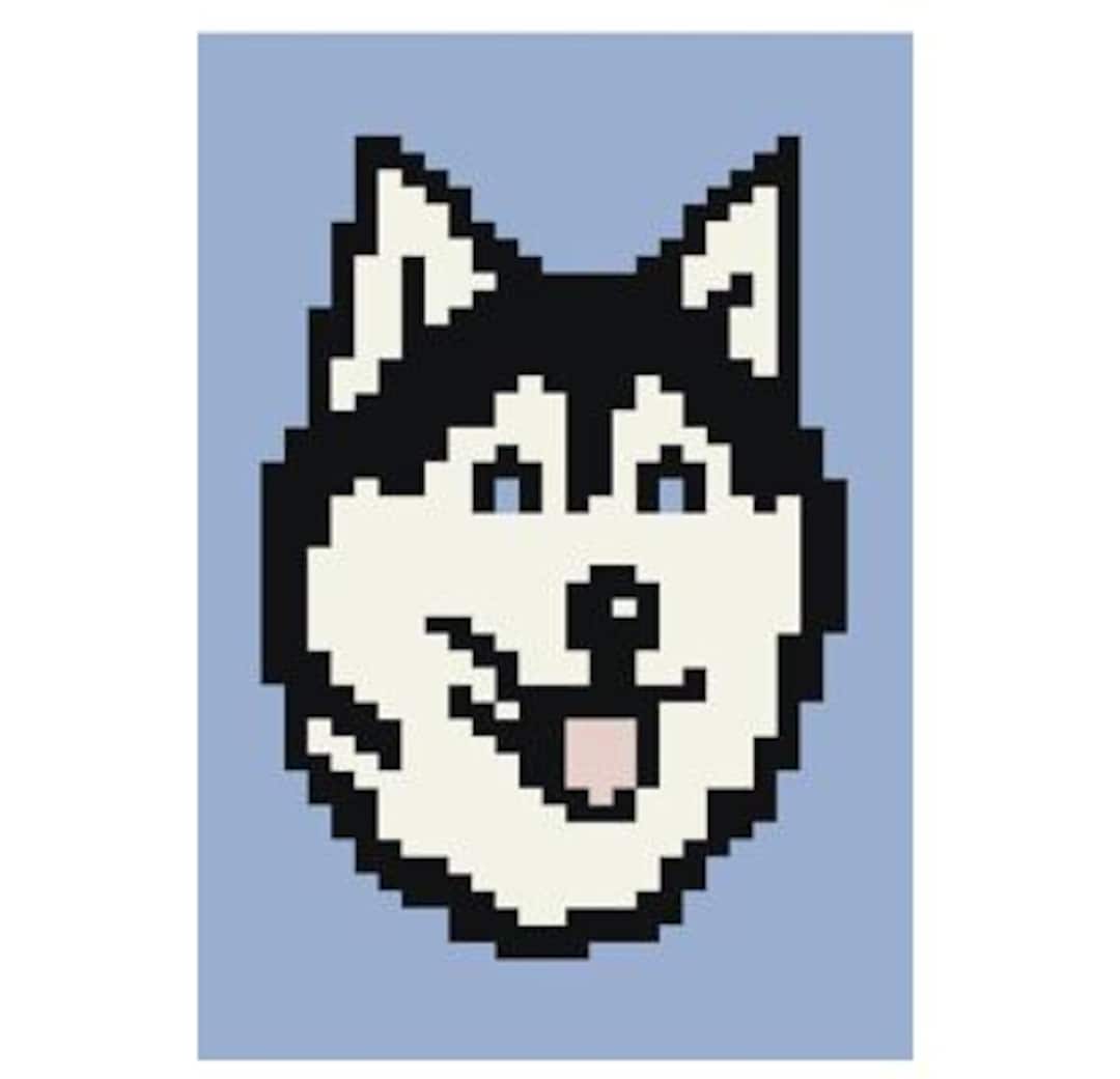 Husky - Finger Knitting / Chunky Knit Blanket Pattern - Etsy