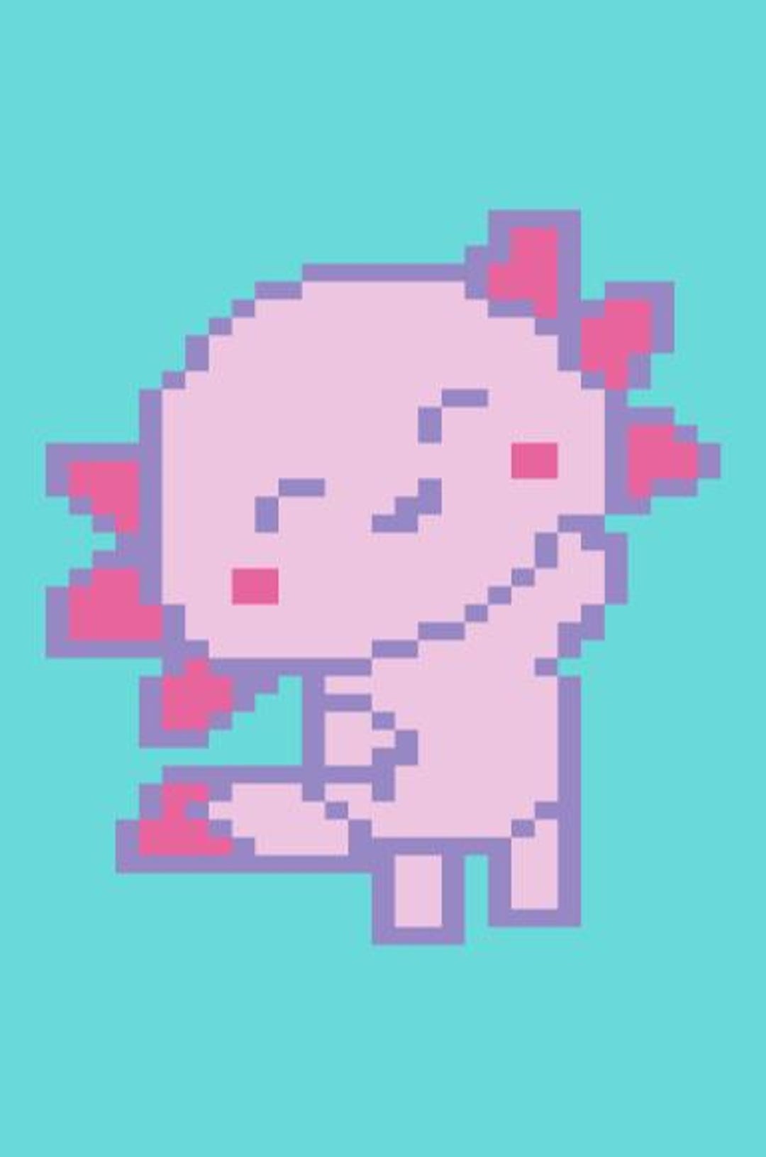 Axolotl - Finger Knitting / Chunky Knit Blanket Pattern - Etsy