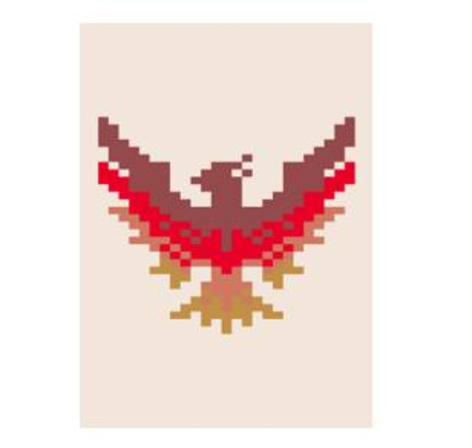 Phoenix Bird - Finger Knitting / Chunky Knit Blanket Pattern - Etsy
