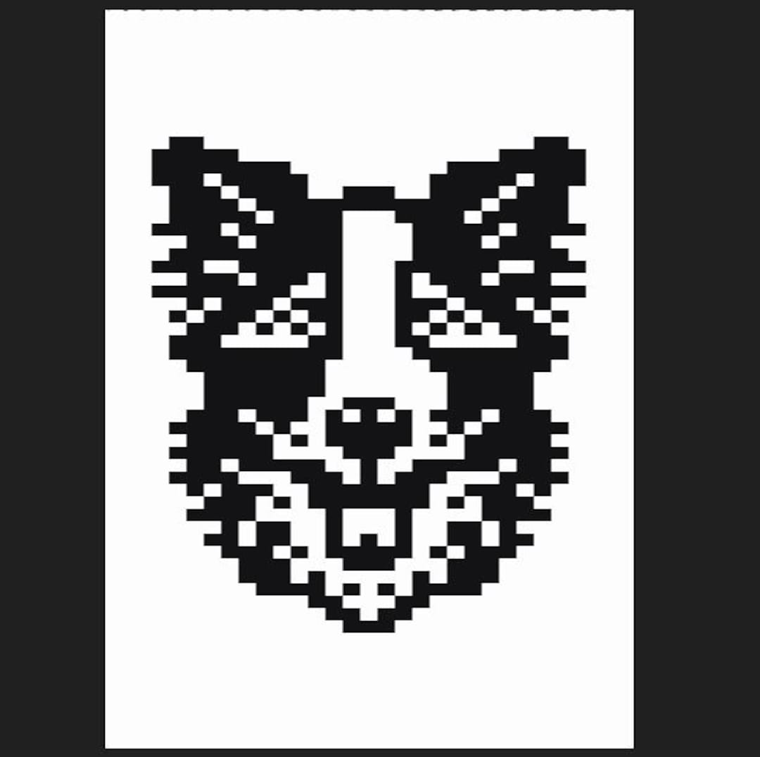 Border Collie - Finger Knitting / Chunky Knit Blanket Pattern - Etsy