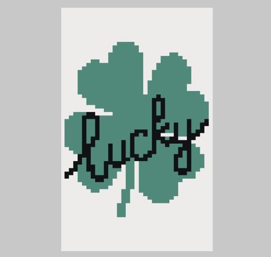 Lucky Shamrock - Four Leaf Clover - Finger Knitting / Chunky Knit ...