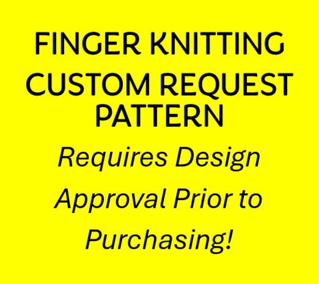 3 - Pre Approved Custom Request - Finger Knitting / Chunky Knit Blanket ...