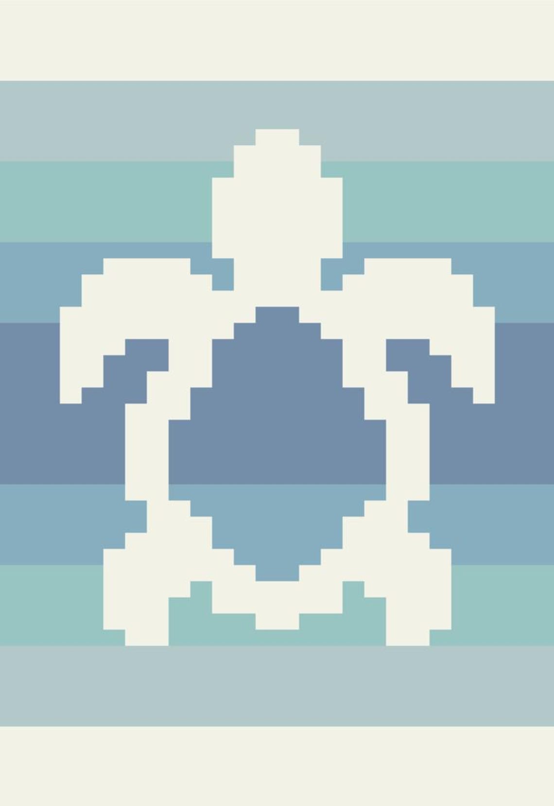 Sea Turtle Finger Knitting / Chunky Knit Blanket Pattern - Etsy