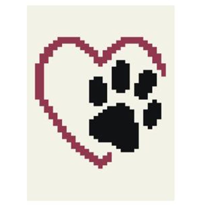 Cat Knitting Graph - Etsy