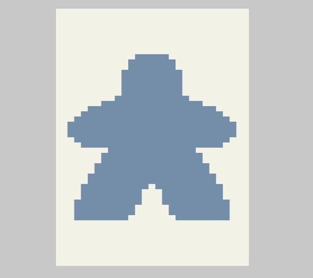 Meeple Game Character - Finger Knitting / Chunky Knit Blanket Pattern ...