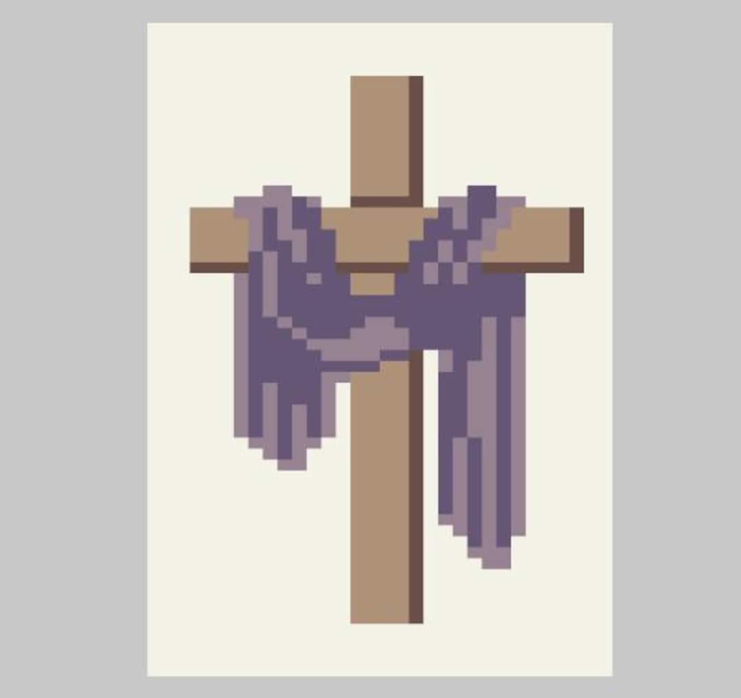 Cross With Sash - Finger Knitting / Chunky Knit Blanket Pattern - Etsy