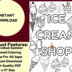 Individual Summer-themed Coloring Page | Fun for All Coloring Page ...