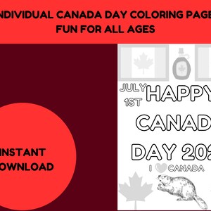 Individual Canada Day Coloring Page | Fun for All Coloring Page ...