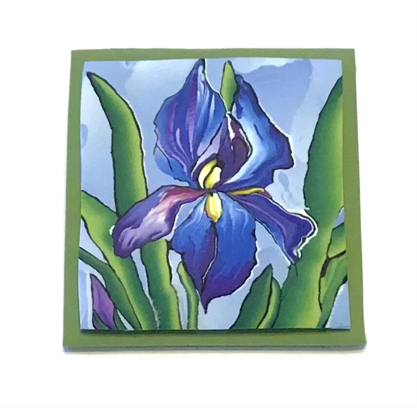 Iris Pin - Etsy