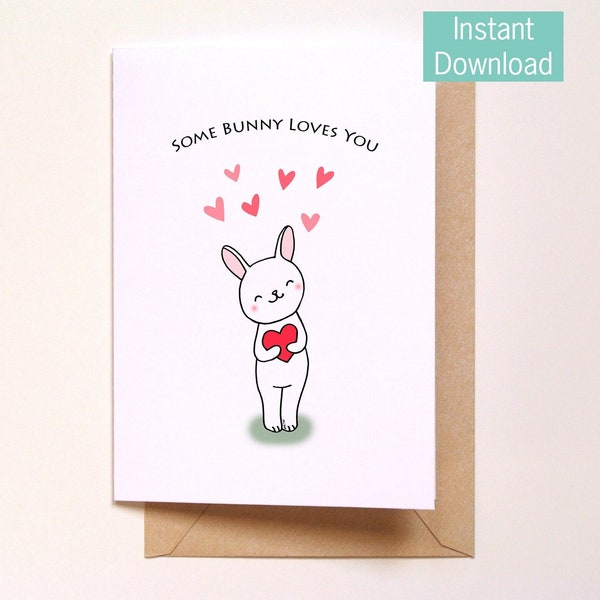 Bunny Pun Card - Etsy