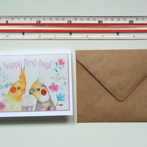 Cockatiel Birthday Card, Gift for Bird Lover, Funny Birthday Card ...