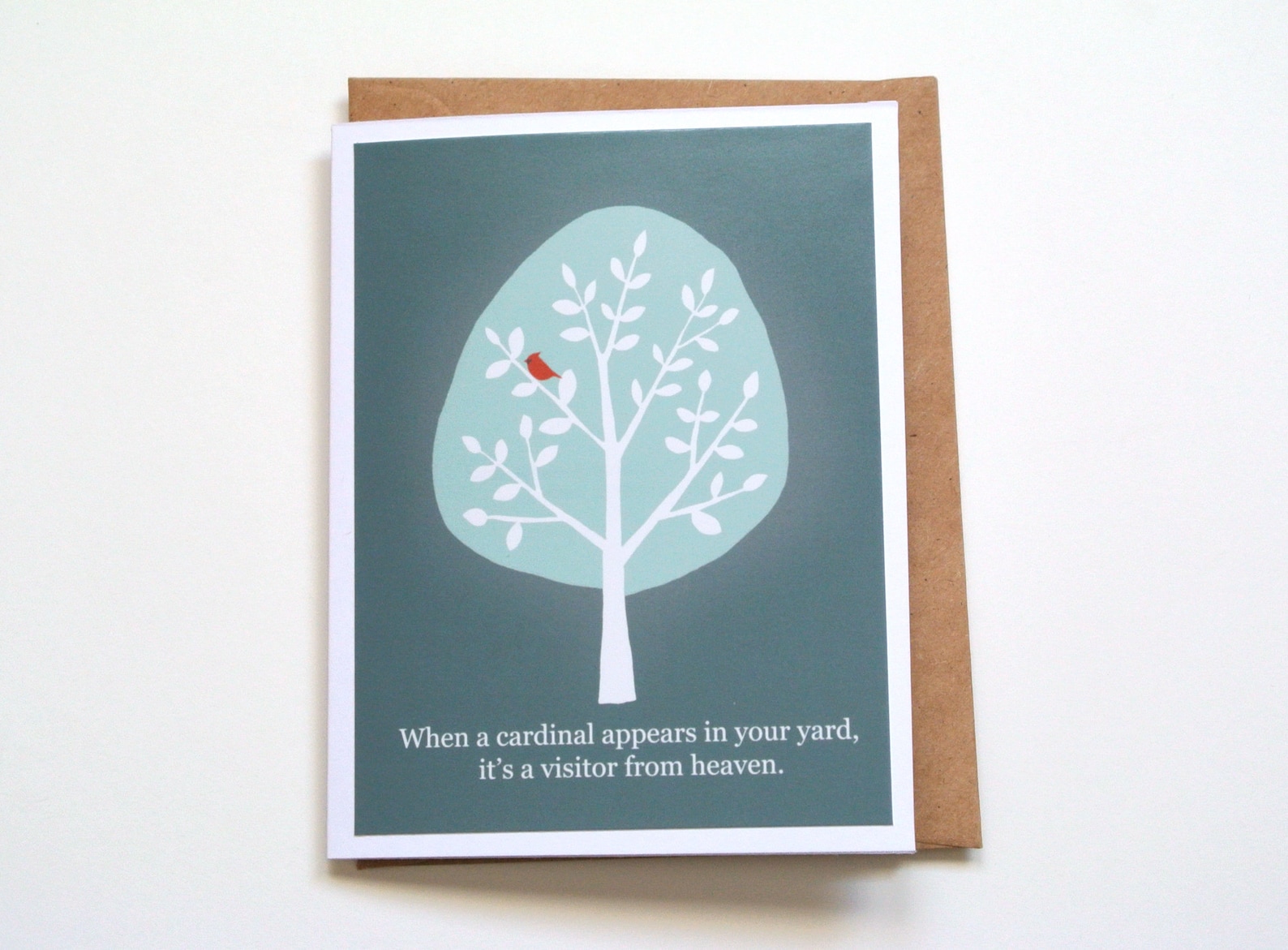 Cardinal Sympathy Card Condolence Card Sorry for Your Loss | Etsy