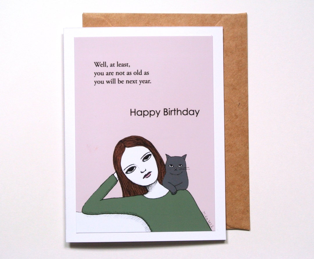 Getting Old Birthday Card, Birthday Joke Card, Funny Happy Birthday ...