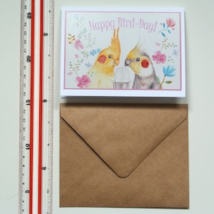Cockatiel Birthday Card, Gift for Bird Lover, Funny Birthday Card ...