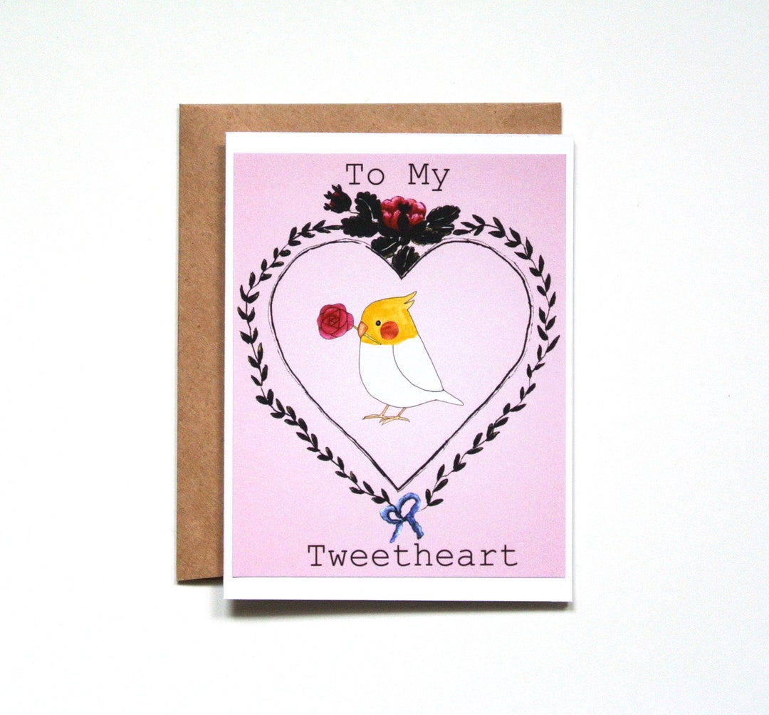 Cockatiel Anniversary Card, Cockatiel Lover Gift, Cockatiel Mom ...