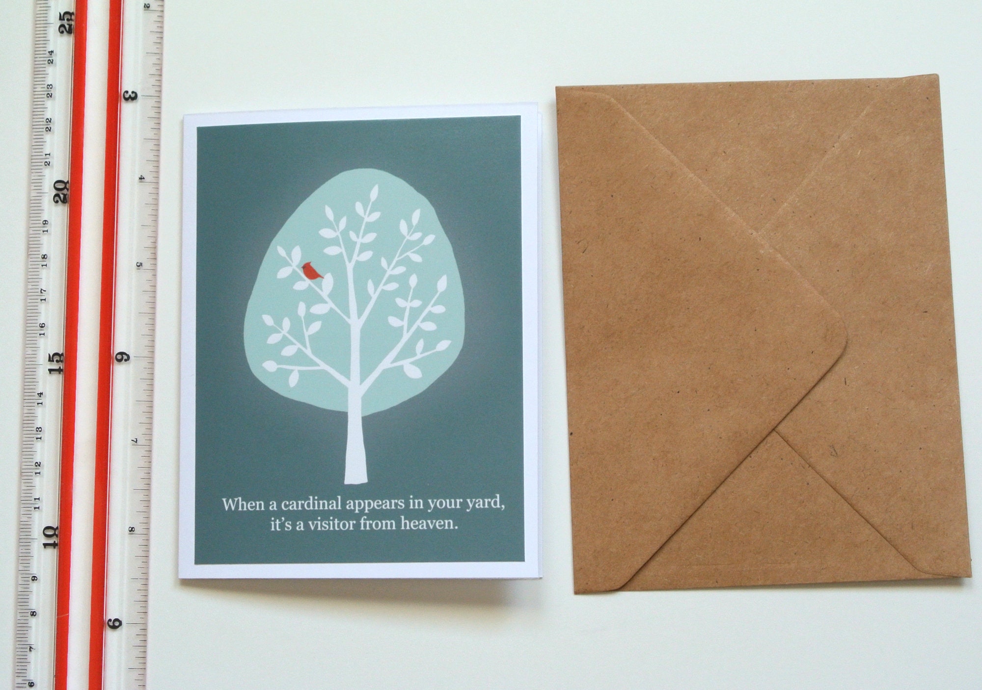 Cardinal Sympathy Card Condolence Card Sorry for Your Loss | Etsy