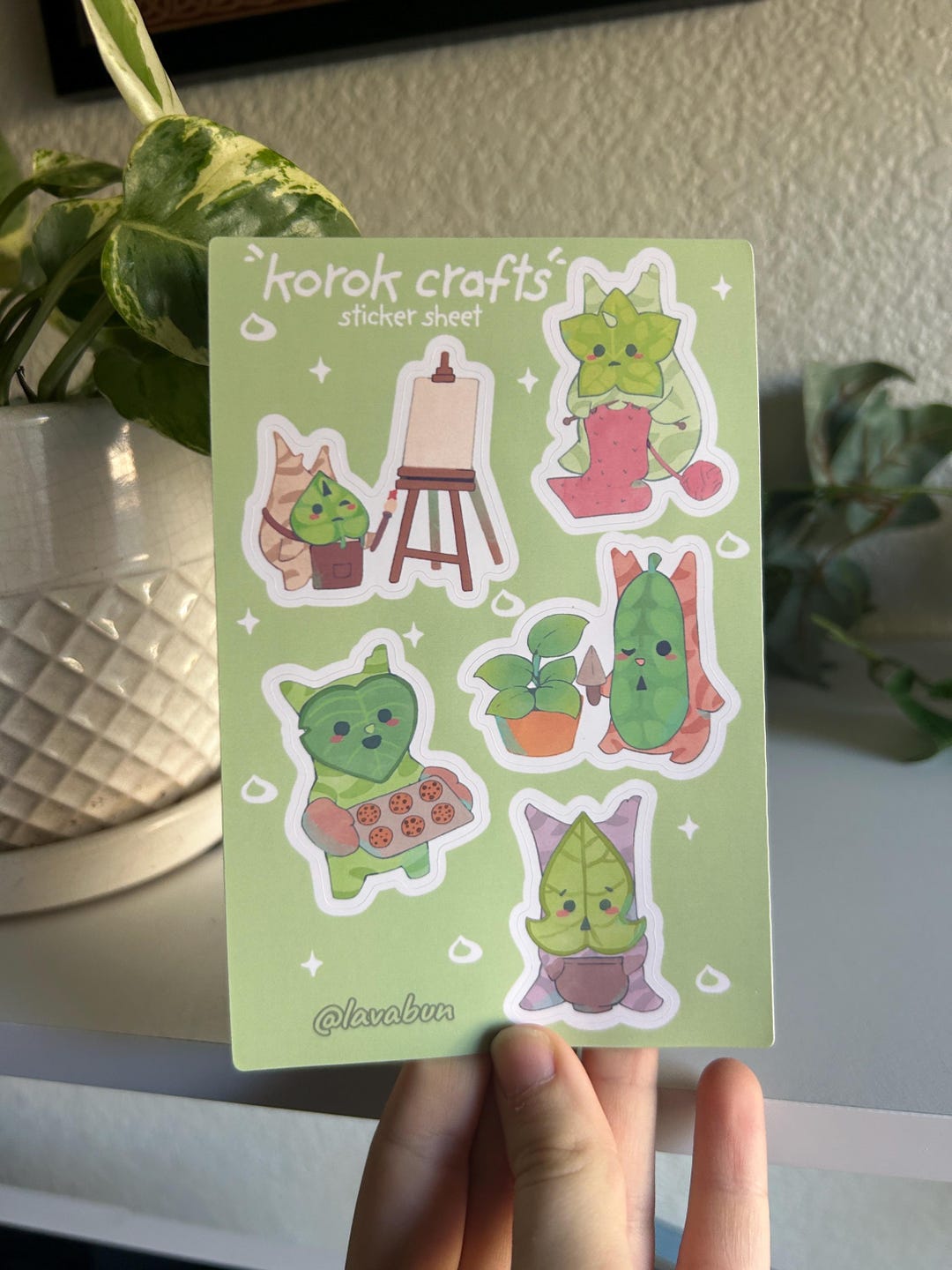 Korok Crafts Sticker Sheet - Etsy