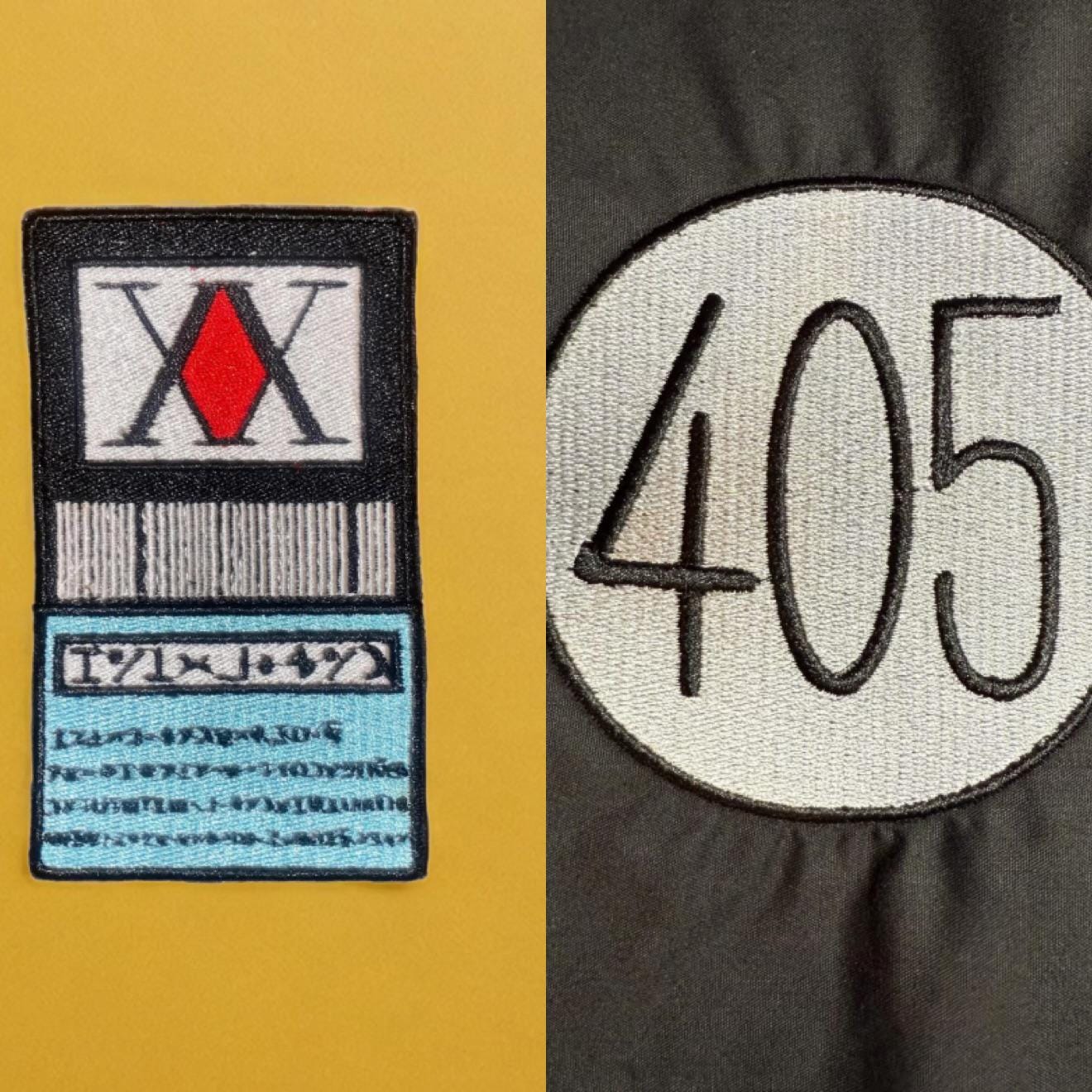 Anime Inspired Hunter License Card/pin Embroidered Iron on Patch for ...