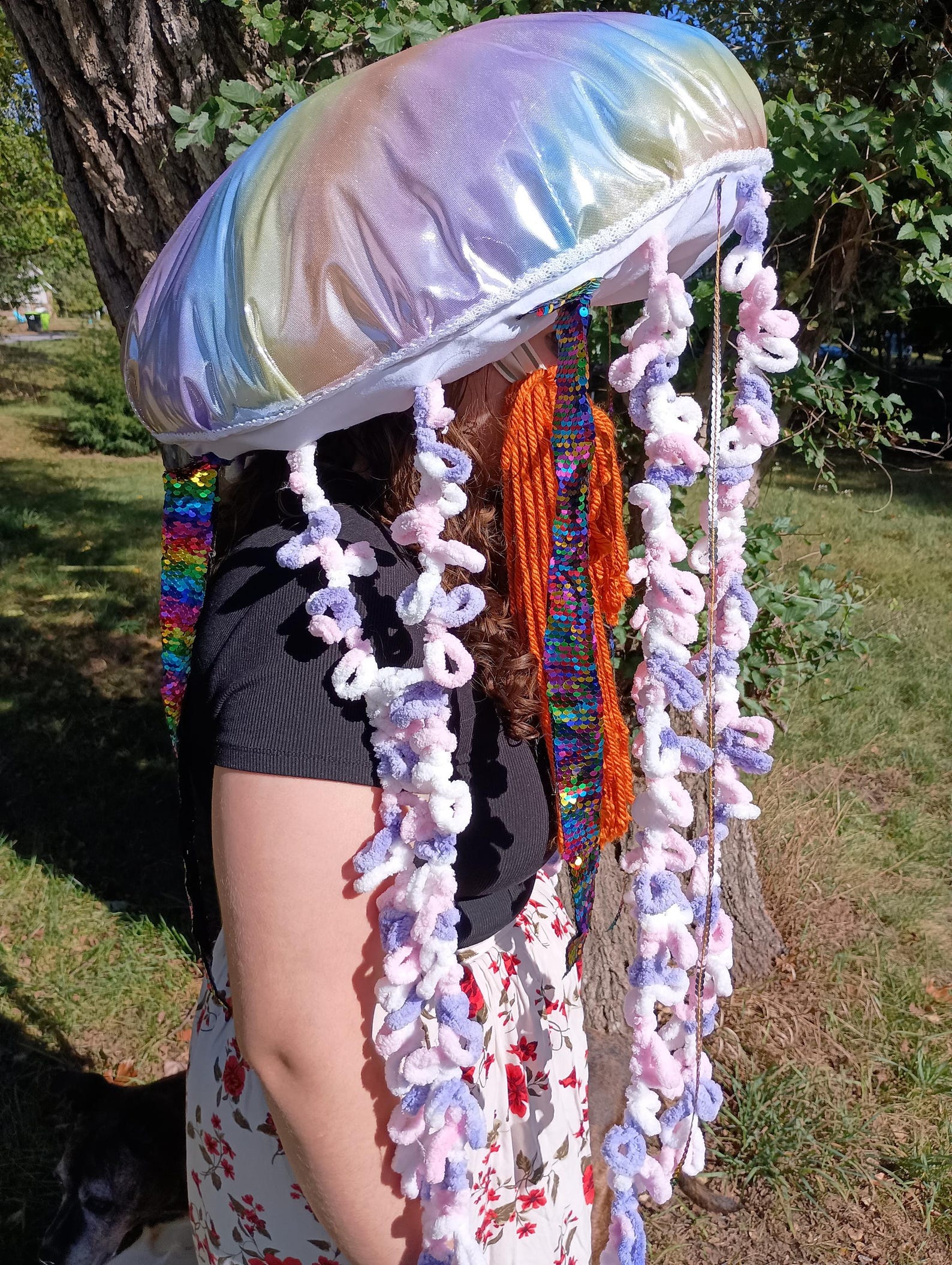 Rainbow Jellyfish Hat Lights up Cute Perfect for Faire Parties and ...