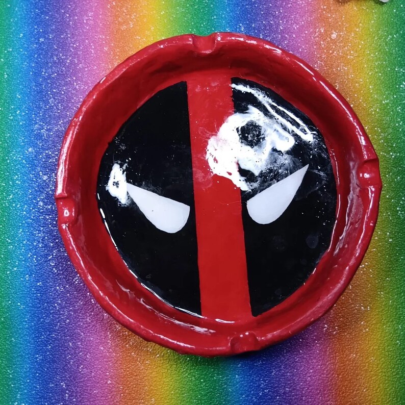 Deadpool Logo Ash Tray, Deadpool Movie Logo Marvel Comics Perfect ...