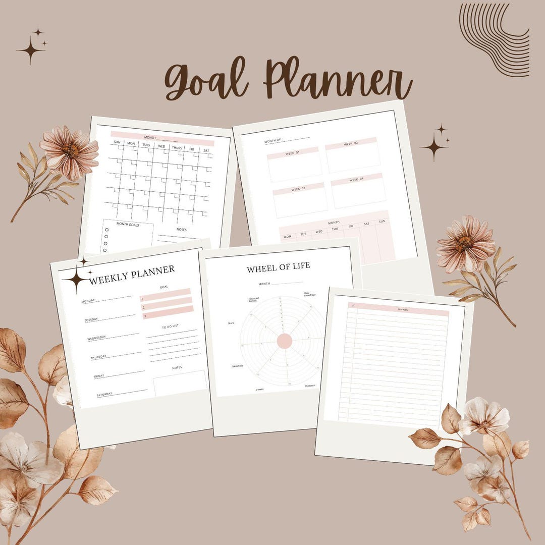 Goal Planner: Increase Focus, Eliminate Overwhelm, and Achieve Your ...
