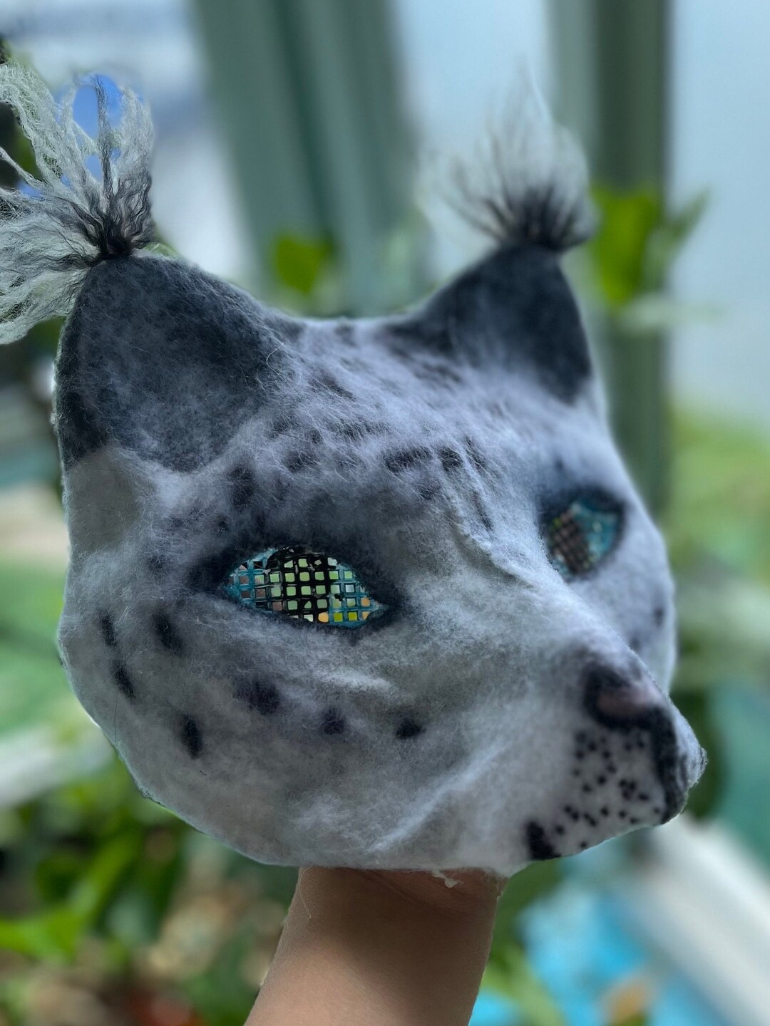 Snow Leopard Mask - Etsy
