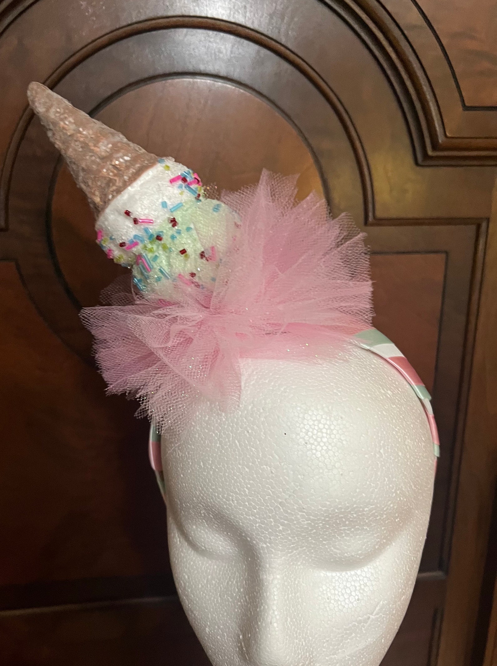 Ice Cream Headband Fascinator Candy Land Birthday Halloween Ice Cream ...