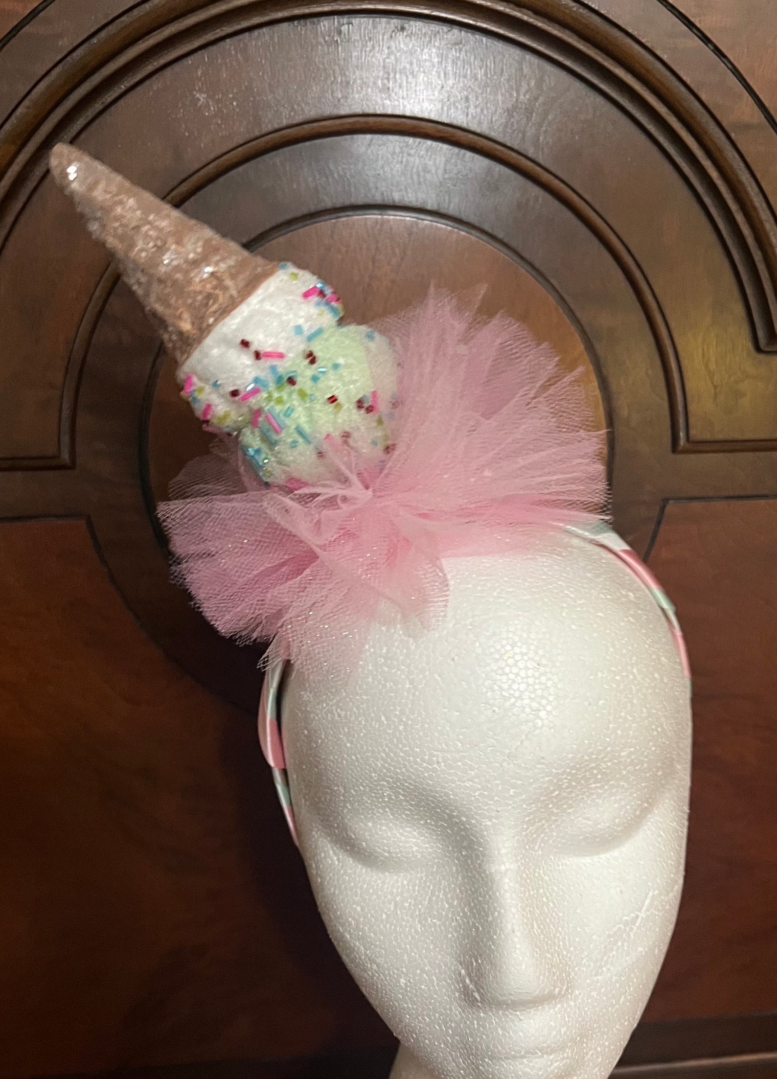 Ice Cream Headband Fascinator Candy Land Birthday Halloween Ice Cream ...