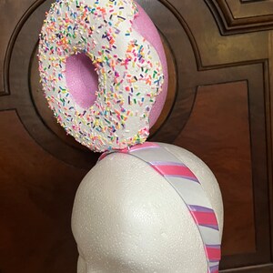 Giant Sprinkle Donut Fascinator Headband: Candy Theme Party - Etsy