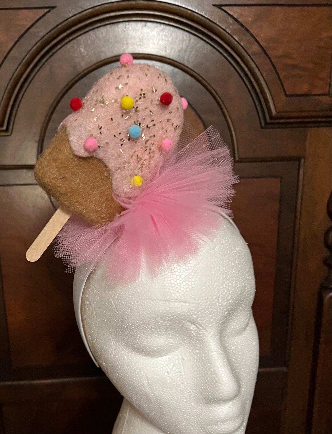 Ice Cream Headband Fascinator Candy Land Birthday Halloween Ice Cream ...