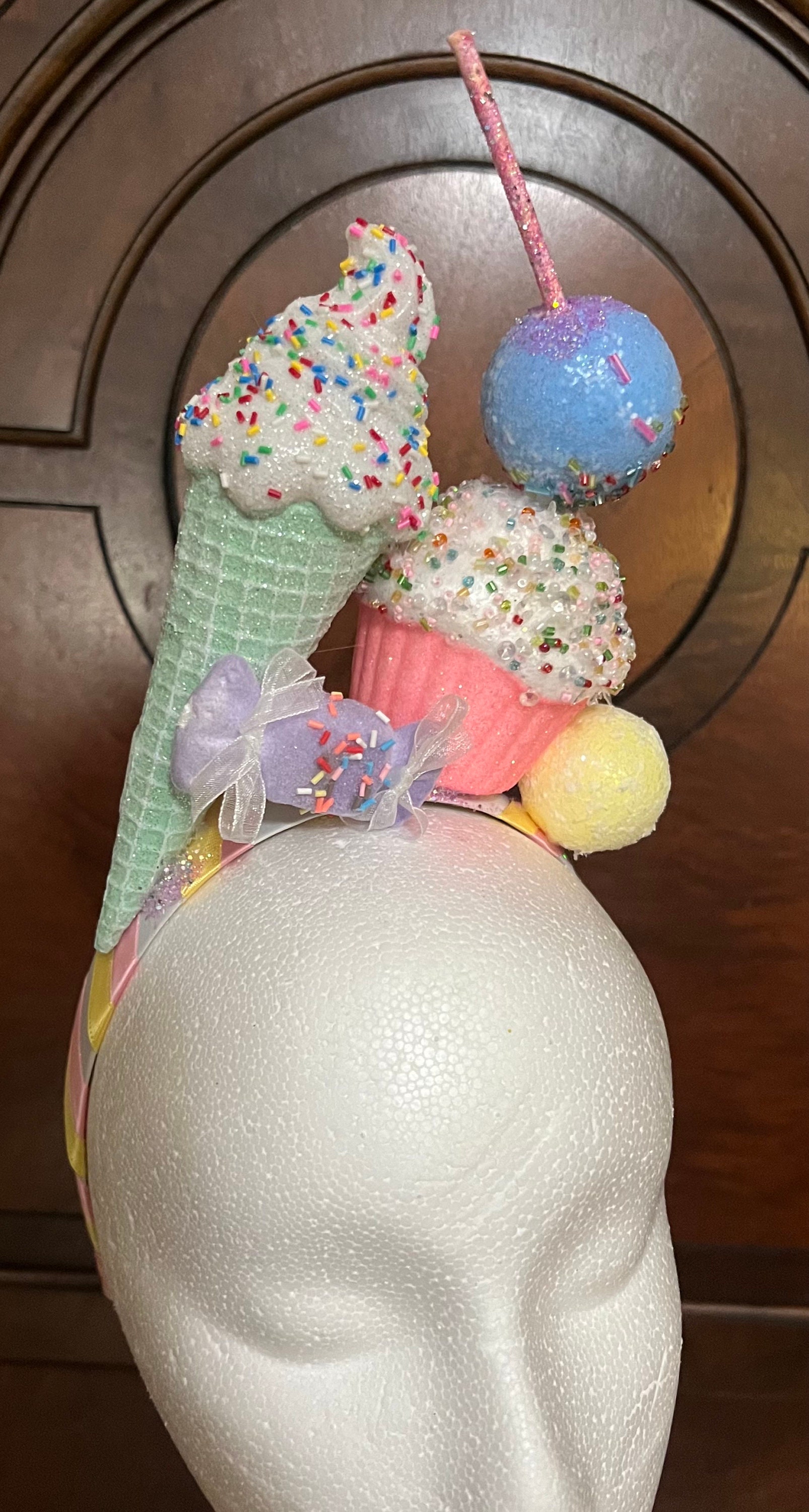 Candy Land Fascinator Headband: Ice Cream & Cupcake Treats - Etsy