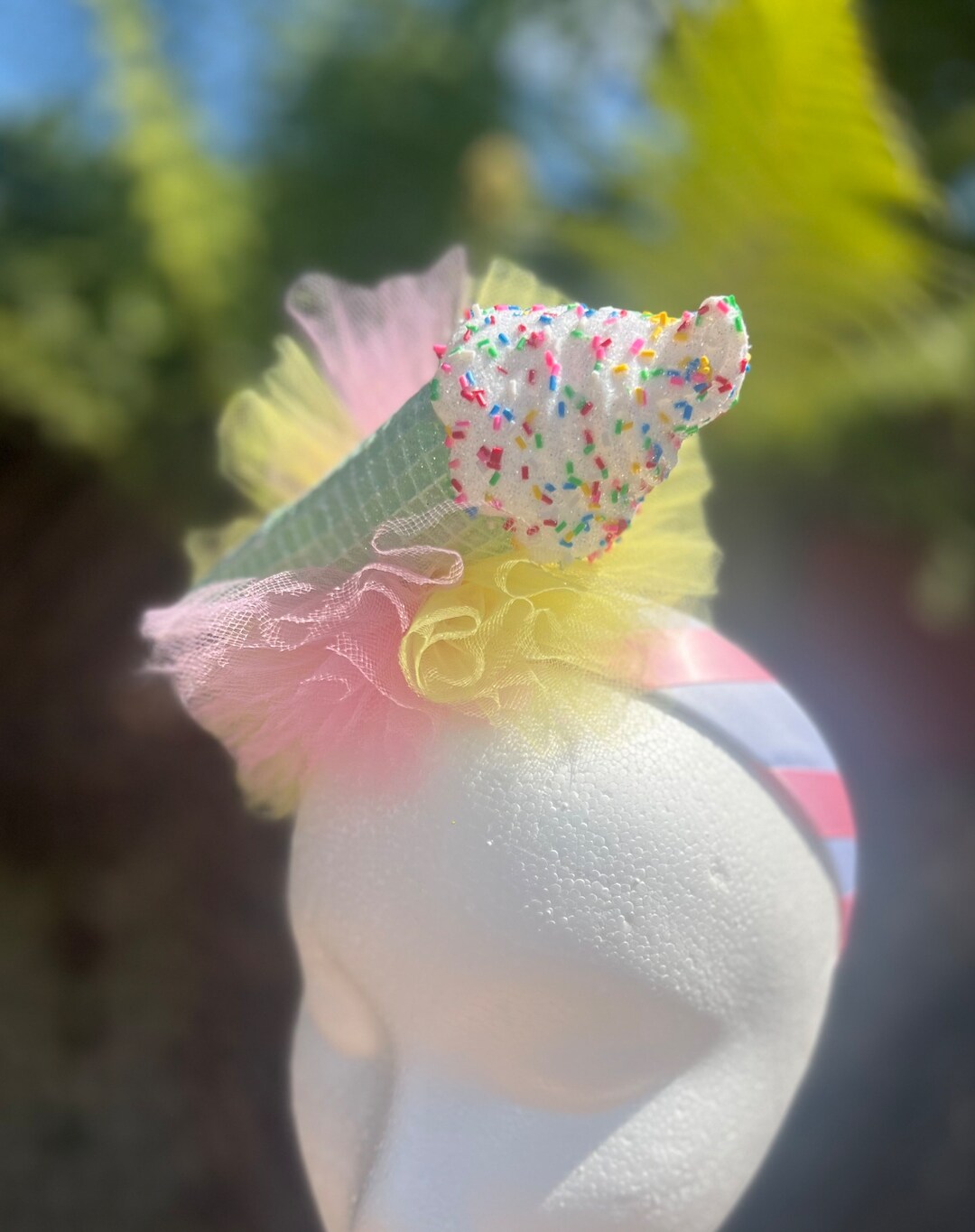 Ice Cream Headband Fascinator Candy Land Birthday Halloween Ice Cream ...