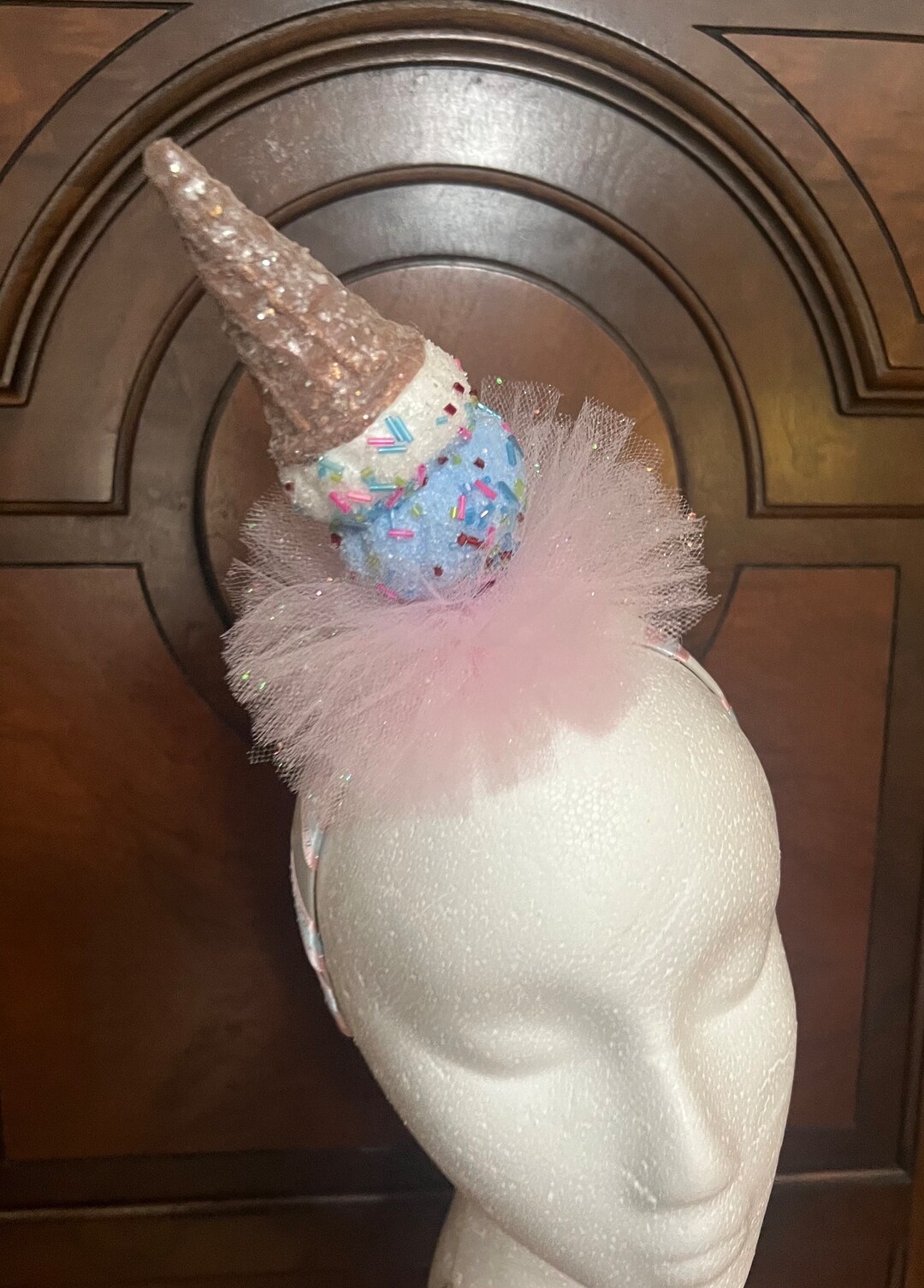 Ice Cream Headband Fascinator Candy Land Birthday Halloween Ice Cream ...