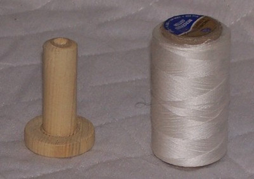 Wooden Adapter for Large Spool of Thread - Etsy