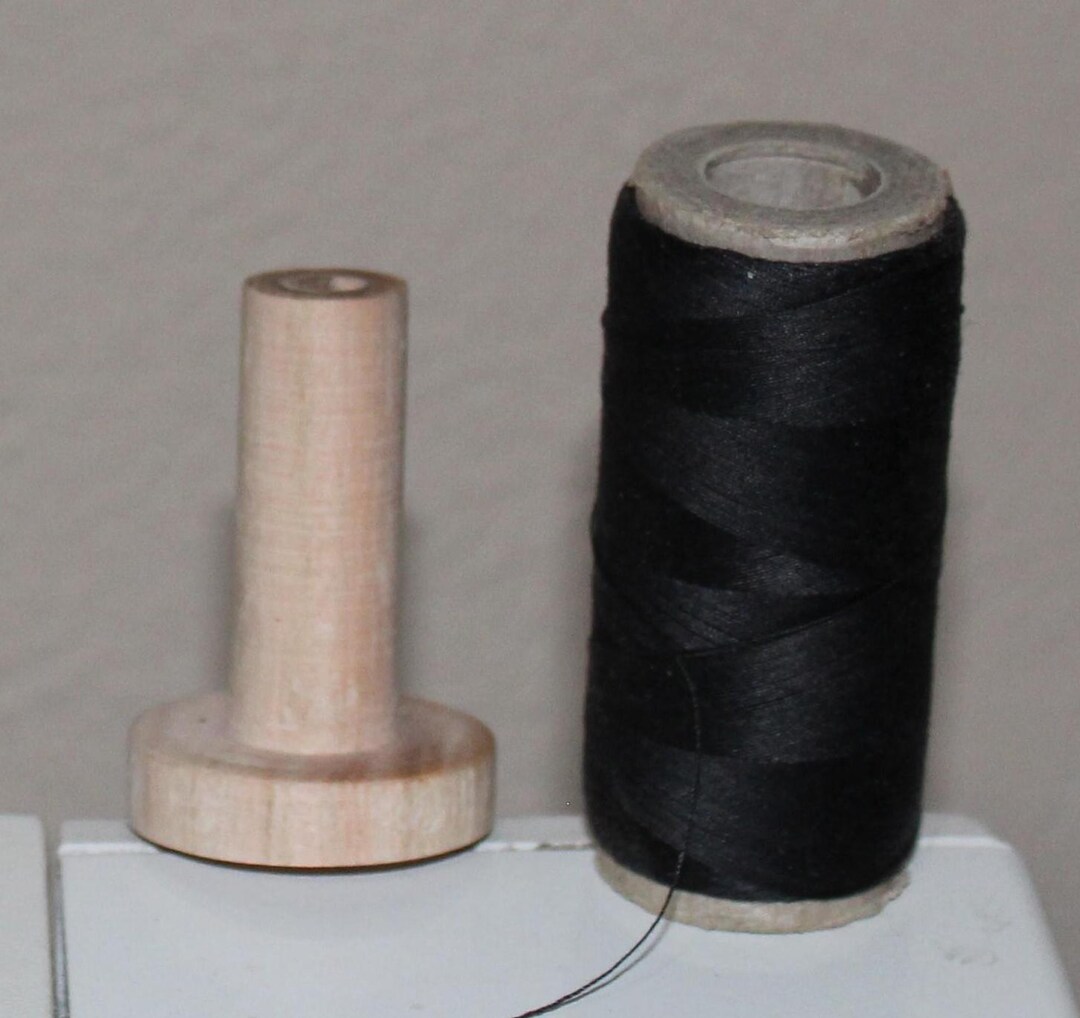 Wooden Adapter for Large Spool of Thread - Etsy