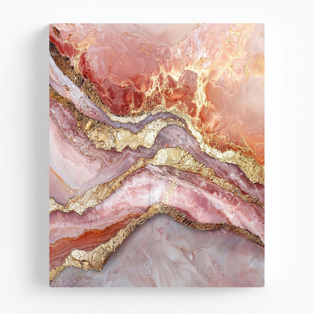 Venustone - Opulent Marble Art | Golden Vein Print | Venus-inspired ...