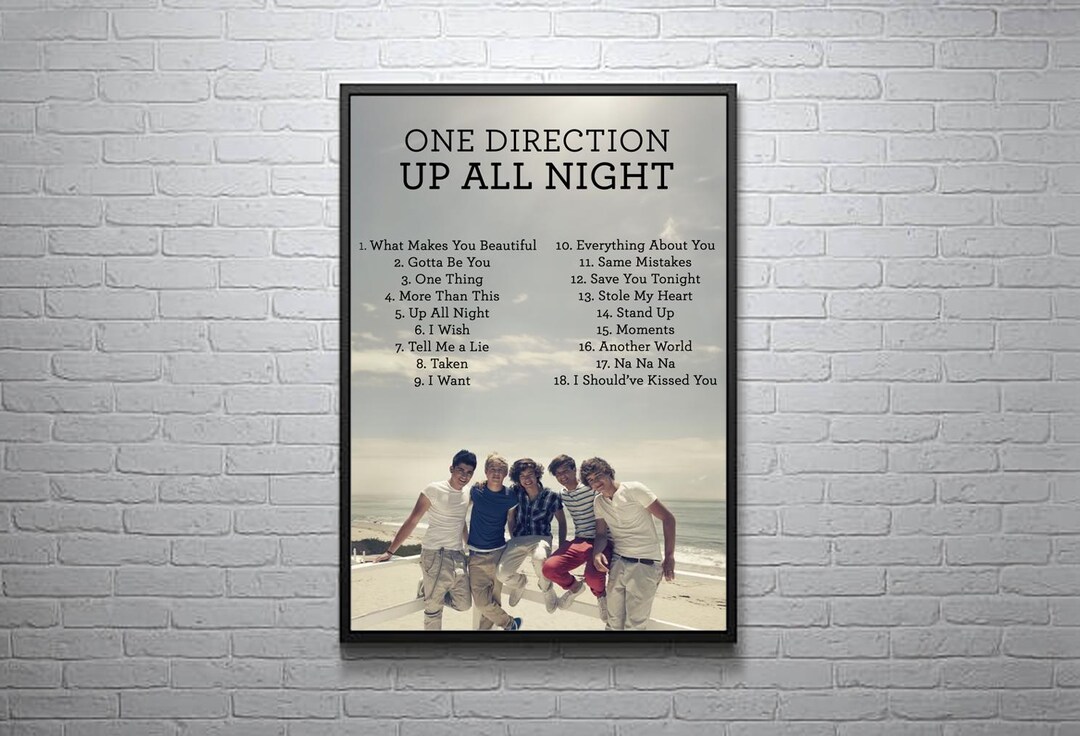 One Direction up All Night Album Poster - Etsy