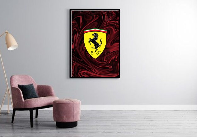 Ferrari F1 Logo Print - Etsy