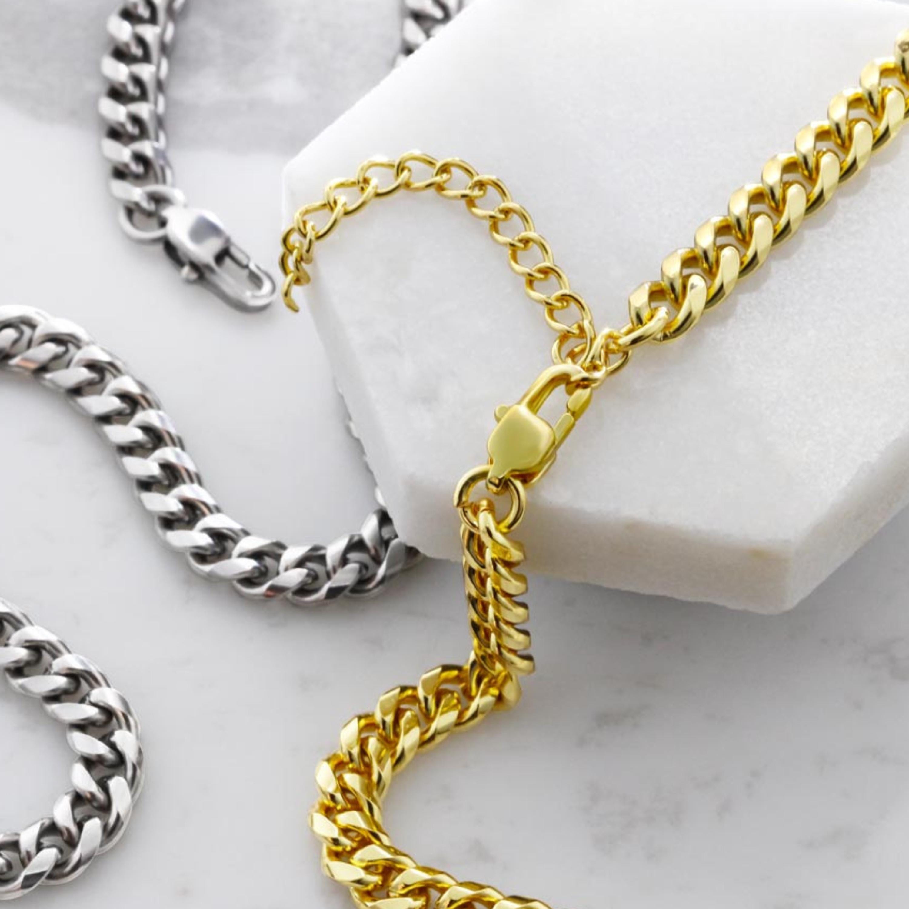 Football Sport Son Cuban Link Chain Necklace - Football Gift for Boys ...