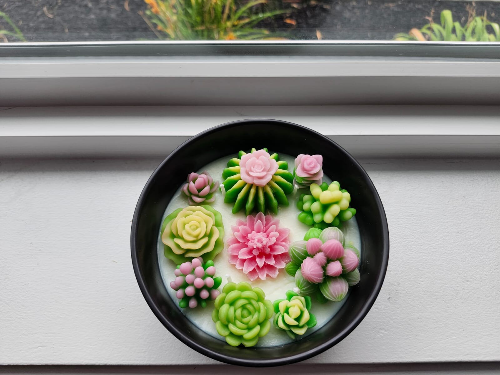 Terrarium Succulent Candle, Four Wick Candle, Succulent Candle, Gift ...