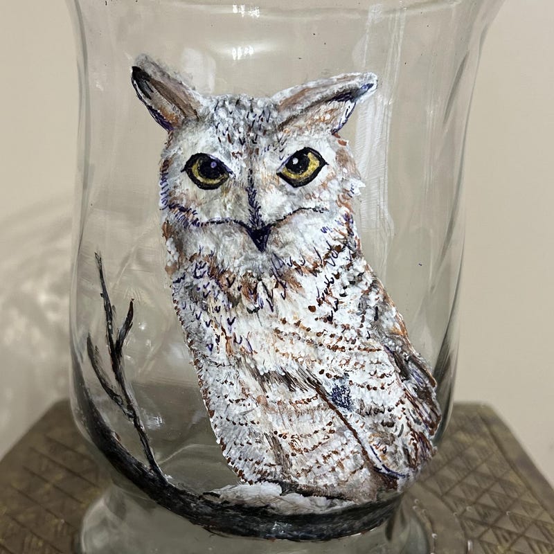 Owl Vase - Etsy