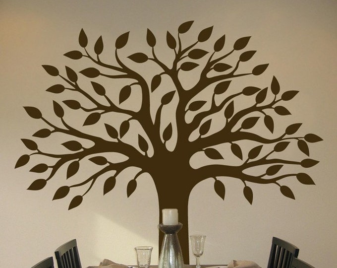 Perfect Pretty Tree Vinyl Wall Decals Your Choice of Color - Etsy