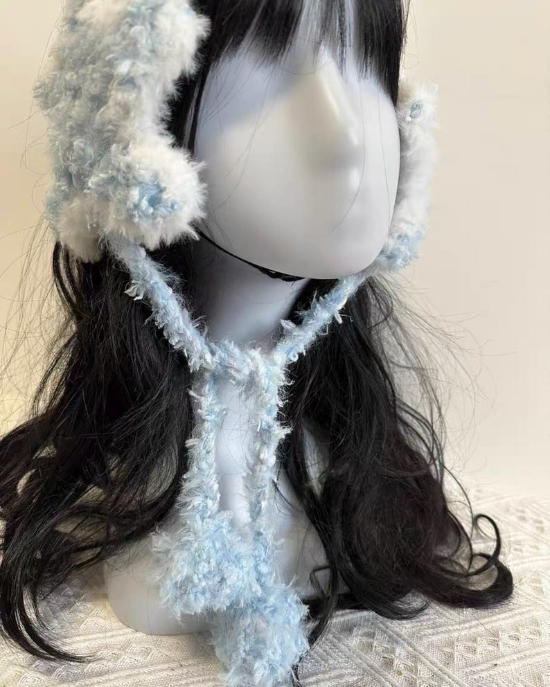 Coastal Cloud Earmuffs | Handmade Fluffy Winter Accessory | Cozy Ear ...