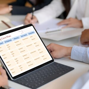 Nursing Care Plan table Form Printable Digital Template - Etsy