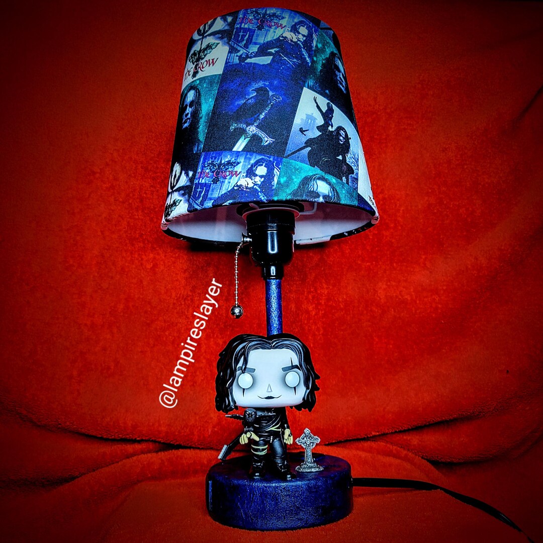 The Crow, Horror Lamp, Desk Lamp, Table Lamp, Bedroom Lamp, Lamp, Eric ...