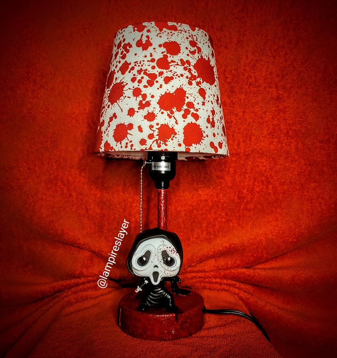 Ghostface, Horror Lamp, Desk Lamp, Table Lamp, Bedroom Lamp, Lamp ...