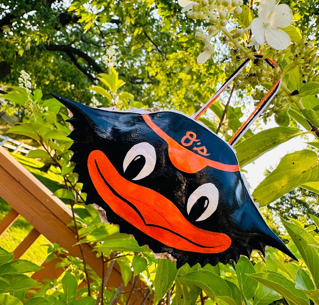 Oriole Face Maryland Crab Shell Ornament - Etsy